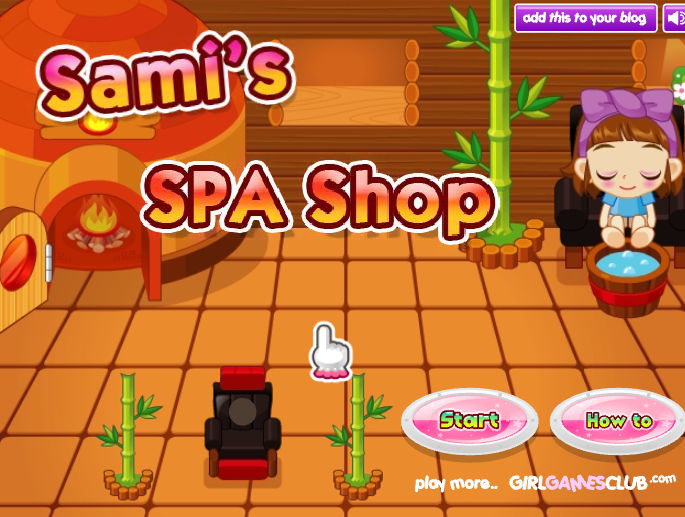 찜질방 찜질하기게임 (Sami's Spa Shop) > 플래시_여자/걸게임 모음 | 게임고고 [플래시게임 아카이브]
